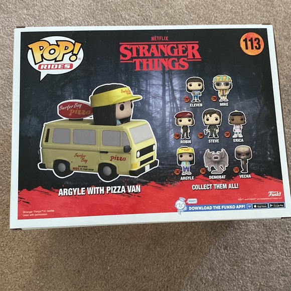 Funko | Accessories | Funko Pop Rides Stranger Things Argyle Riding ...
